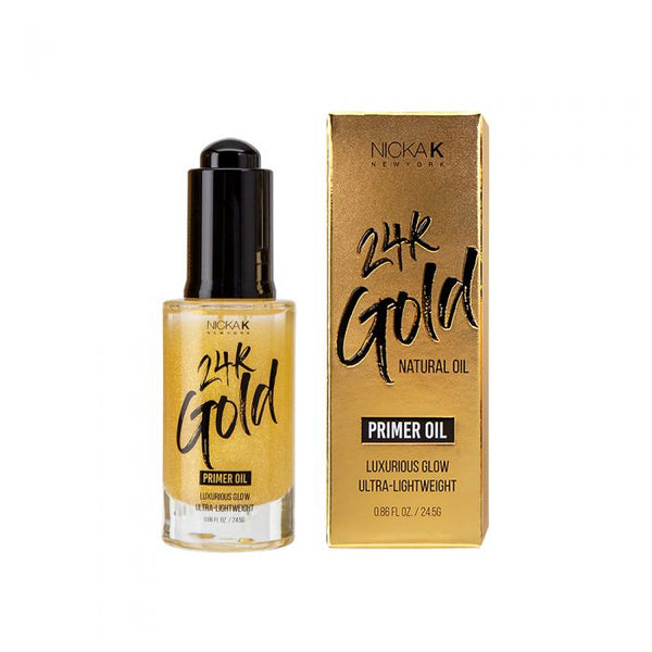 24K GOLD NATURAL OIL PRIMER OIL – Beautylicious