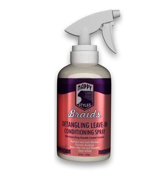 Nappy Styles Braids Detangling Leave-In Conditioning Spray – Beautylicious